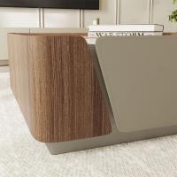 China Modern Square Coffee Table Set 1300×700×450mm with Stainless Steel Frame and Custom Top Options for sale