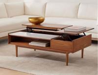 China Modern Rectangle Coffee Table Set 1300×700×450mm with Stainless Steel Frame and Custom Material Options for sale