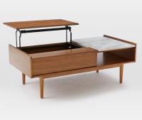 China Modern Rectangle Coffee Table Set 1300×700×450mm with Stainless Steel Frame and Custom Material Options for sale