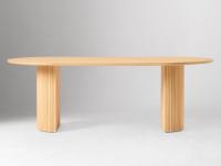 China Oval Shape Dining Table Set with 15lb Chairs - 1800mm to 2400mm Sizes, Assembly Required for 6-10 Person Seating for sale