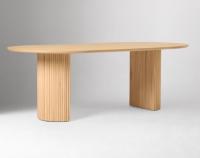 China Oval Shape Dining Table Set with 15lb Chairs - 1800mm to 2400mm Sizes, Assembly Required for 6-10 Person Seating for sale
