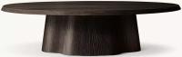 China Modern Sintered Stone Top Coffee Table 150x800x450mm Custom Sizes Stainless Steel Base for sale