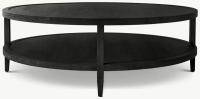 China Customizable Modern Round Coffee Table with Wood Top Stainless Steel Base for Living Room for sale
