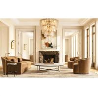 China Custom Size Modern Coffee Table Stainless Steel Ceramic Top 1200mm Living Room Furniture for sale