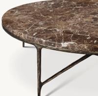 China Custom Size Modern Coffee Table Stainless Steel Ceramic Top 1200mm Living Room Furniture for sale