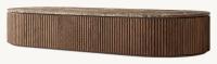 China Modern Rectangle Coffee Table Set Stainless Steel Sintered Stone Top 1300mm 1600mm 1900mm Custom Sizes for sale