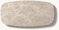 China Modern Rectangle Coffee Table Set Stainless Steel Sintered Stone Top 1300mm 1600mm 1900mm Custom Sizes for sale