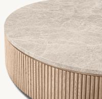 China Modern Rectangle Coffee Table Set Stainless Steel Sintered Stone Top 900mm 1200mm 1500mm Customizable for sale