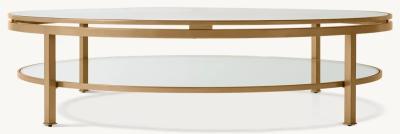 China Customizable Stainless Steel Coffee Table 1300x600x450mm Modern Living Room Furniture for sale