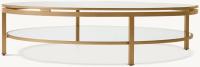 China Customizable Stainless Steel Coffee Table 1300x600x450mm Modern Living Room Furniture for sale