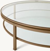 China Customizable Stainless Steel Coffee Table 1300x600x450mm Modern Living Room Furniture for sale