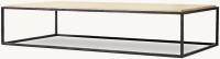 China Modern Stainless Steel Sintered Stone Coffee Table 1300x600x450 mm for Living Room for sale