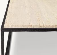 China Modern Stainless Steel Sintered Stone Coffee Table 1300x600x450 mm for Living Room for sale