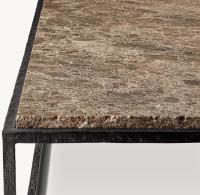 China Modern Stainless Steel Sintered Stone Coffee Table 1300x600x450 mm for Living Room for sale