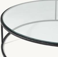 China Modern Stainless Steel Round Coffee Table 900mm 1200mm 1500mm Custom Sizes Available for Living Room for sale
