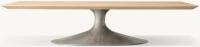 China Modern Rectangle Coffee Table with Sintered Stone Top Customizable Sizes 1200x600x450mm for sale