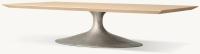 China Modern Rectangle Coffee Table with Sintered Stone Top Customizable Sizes 1200x600x450mm for sale