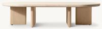 China Modern Stainless Steel Coffee Table 1200mm Sintered Stone Top Living Room Furniture for sale