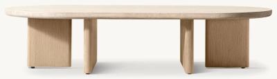 China Modern Stainless Steel Coffee Table 1200mm Sintered Stone Top Living Room Furniture for sale
