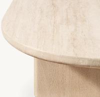 China Modern Stainless Steel Coffee Table 1200mm Sintered Stone Top Living Room Furniture for sale
