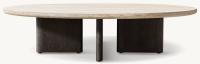 China Modern Stainless Steel Coffee Table with Sintered Stone Top 900mm 1200mm 1500mm for sale