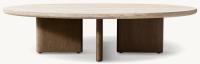 China Modern Stainless Steel Coffee Table with Sintered Stone Top 900mm 1200mm 1500mm for sale
