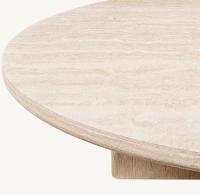 China Modern Stainless Steel Coffee Table with Sintered Stone Top 900mm 1200mm 1500mm for sale
