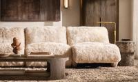 China Modern Rectangle Coffee Table 1200mm Stainless Steel Sintered Stone Top Custom Size for sale