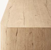 China Modern Rectangle Coffee Table 1200x600x450mm Wood Top Sintered Stone Base Living Room Furniture for sale
