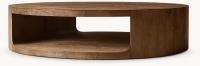China Modern Rectangle Coffee Table with Sintered Stone Base Wood Top 900 1200 1500mm for sale