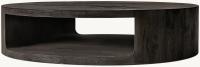 China Modern Rectangle Coffee Table with Sintered Stone Base Wood Top 900 1200 1500mm for sale