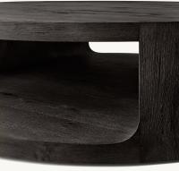 China Modern Rectangle Coffee Table with Sintered Stone Base Wood Top 900 1200 1500mm for sale