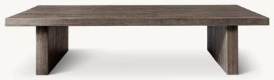 China Modern Rectangle Coffee Table Stainless Steel Sintered Stone Top 1000x600x360mm Custom Sizes Available for sale