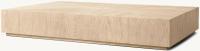 China Modern Rectangle Coffee Table Set 1500x700x360mm Sintered Stone Top Living Room Furniture for sale