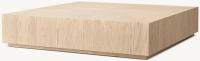 China Newland Modern Rectangle Coffee Table 1400x1400x360mm Sintered Stone Top Customizable for sale