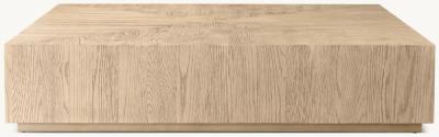 China Newland Modern Rectangle Coffee Table 1400x1400x360mm Sintered Stone Top Customizable for sale