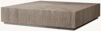 China Newland Modern Rectangle Coffee Table 1400x1400x360mm Sintered Stone Top Customizable for sale