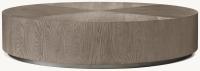 China Modern Round Coffee Table Set for Living Room 900 1200 1500mm Sintered Stone Top for sale