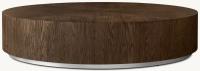 China Modern Round Coffee Table Set for Living Room 900 1200 1500mm Sintered Stone Top for sale