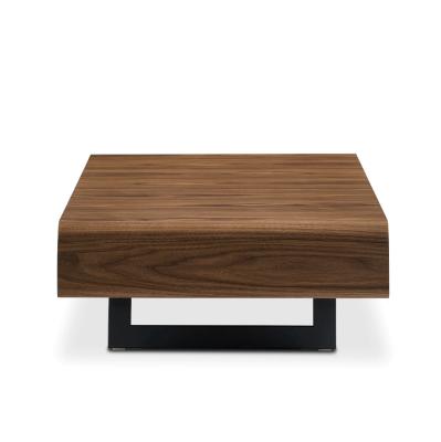 China Modern Light Luxury Solid Wood Coffee Table 4720x2750x1180mm Stainless Steel Base for sale