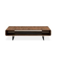 China Modern Light Luxury Solid Wood Coffee Table 4720x2750x1180mm Stainless Steel Base for sale