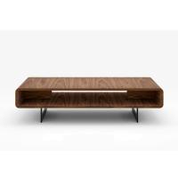 China Modern Light Luxury Solid Wood Coffee Table 4720x2750x1180mm Stainless Steel Base for sale