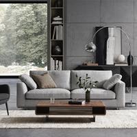 China Modern Light Luxury Solid Wood Coffee Table 4720x2750x1180mm Stainless Steel Base for sale