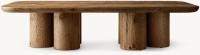 China Modern Light Luxury Solid Wood Coffee Table 1200mm 1500mm 1700mm Stainless Steel Sintered Stone Top for sale