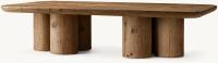 China Modern Light Luxury Solid Wood Coffee Table 1200mm 1500mm 1700mm Stainless Steel Sintered Stone Top for sale