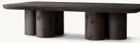 China Modern Light Luxury Solid Wood Coffee Table 1200mm 1500mm 1700mm Stainless Steel Sintered Stone Top for sale