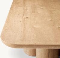 China Modern Light Luxury Solid Wood Coffee Table 1200mm 1500mm 1700mm Stainless Steel Sintered Stone Top for sale