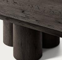 China Modern Light Luxury Solid Wood Coffee Table 1200mm 1500mm 1700mm Stainless Steel Sintered Stone Top for sale