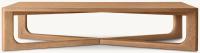 China Living Room Modern Solid Wood Coffee Table Customized Lightweight 450mm for sale
