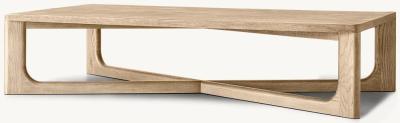 China Modern Square Coffee Table with Wood Top Stainless Steel Base 1200x1200x450mm for sale